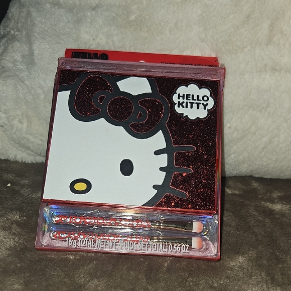 Hello Kitty | Makeup | Hello Kitty Red Glitter Eyeshadow Palette | Poshmark